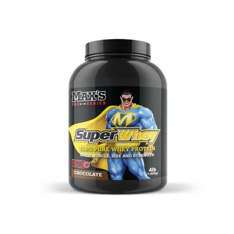Max's Pro Series-Super Whey 100% Pure Whey Protein, 4 lbs, Zero added ...